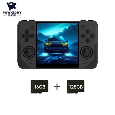 Ручная игровая приставка Powkiddy RGB30 4,0 - дюймовый IPS с открытым ...
