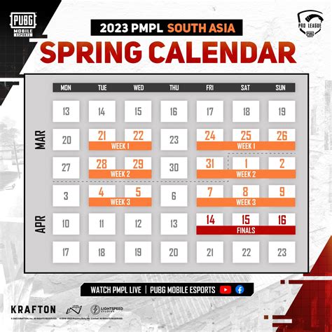 Pubg Mobile Esports Annonce Le Calendrier De La Pubg Mobile Pro League
