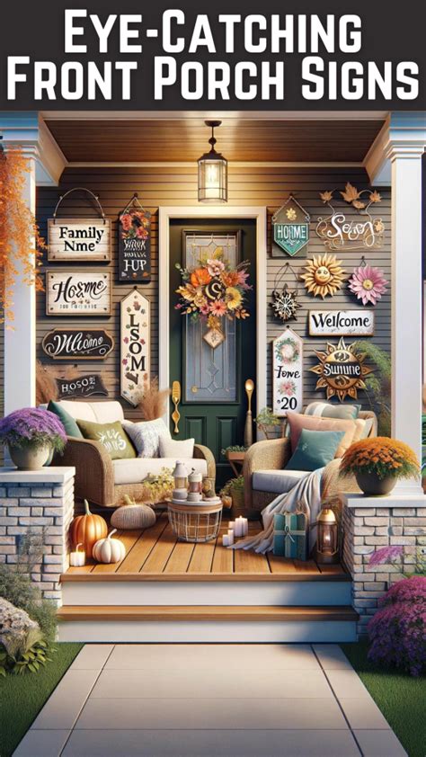 Unlock The Charm Of Your Home With Eye Catching Front Porch Signs