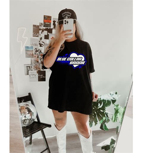 Blue Collar Baddie T Shirt Women In Trades Support Women Welder