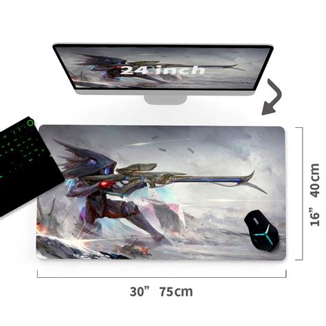 Custom Warframe Mouse Pad 30x16 Mycustommousepad