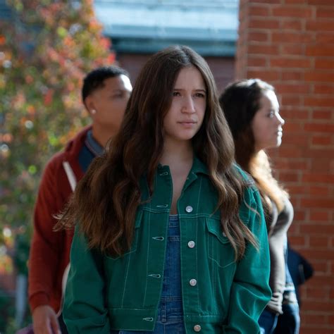 Download Teenage Girl Outdoors School Setting Wallpaper