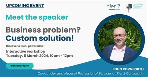 Tier 2 Consulting On Linkedin Meetthespeaker Techsolutions Businessproblemcustomsolution