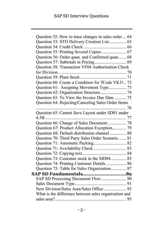 Sap Sd Interview Questions With Explanation Pdf