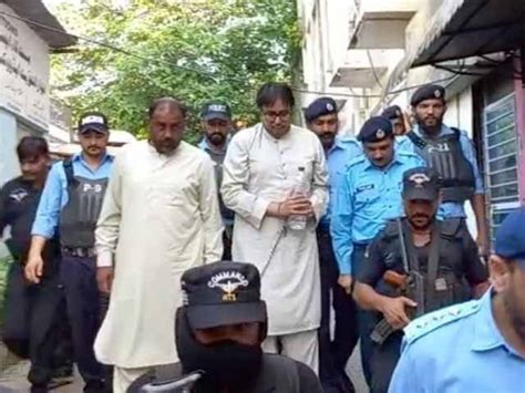 Shahbaz Gill Is Given Two Day Physical Remand By The Magistrate Cars