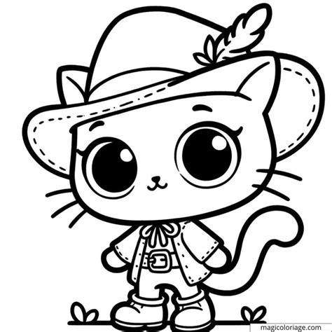 Colorea La Magia Del Gato Con Botas Librería La Tijera