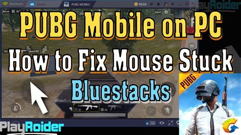 FIX PUBG Mobile On PC Bluestacks Mouse Stuck Issue WORKS YouTube