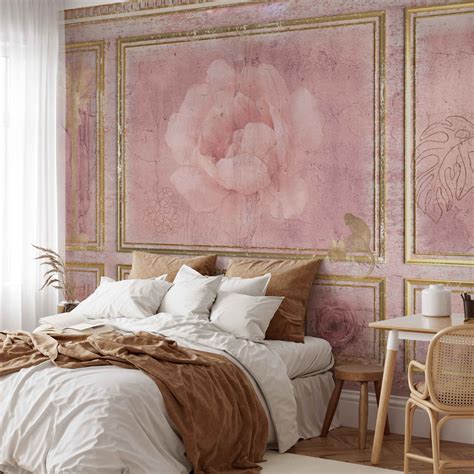 Sample Dusty Rose Wallpaper Panel Fleurdesfleursnl