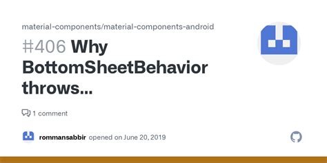 Why Bottomsheetbehavior Throws Javalangillegalargumentexception