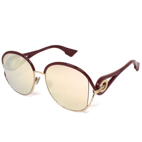 Dior Sunglasses Woman Burgundy Gold Newvolute Noa 57