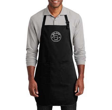 Port Authority Two Pocket Bib Apron Custom Branded Promotional Aprons