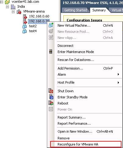 Troubleshooting Vmware Ha Cannot Complete The Ha Configuration