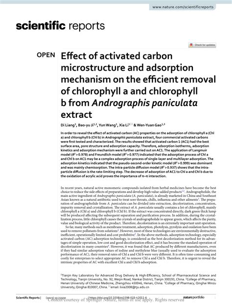 Pdf Effect Of Activated Carbon Microstructure And Adsorption