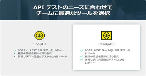 Api テスト ツール Soapui と Readyapi の違いは