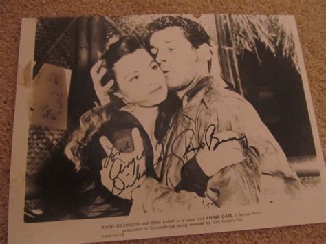 Angie Dickinson And Gene Barry Autographed Photo 1731891340