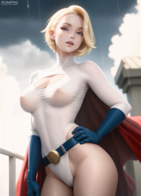 Power Girl By Flowerxl Hentai Foundry
