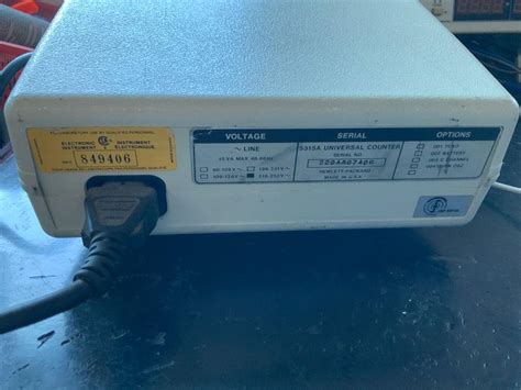 Hp Frequency Counter Health And Nutrition Medical Supplies And Tools On