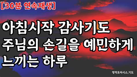 하루시작 감사기도 매일아침기도 하루를 시작하는 기도문 하루를 여는 기도 아침을 여는 기도 Youtube