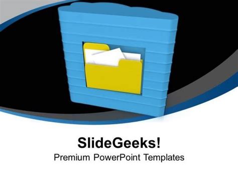 Safety Of Files And Folders Powerpoint Templates Ppt Backgrounds For Slides 0713