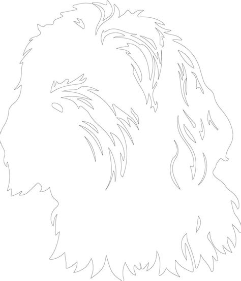 Cockapoo Contorno Silueta 38495759 Vector En Vecteezy