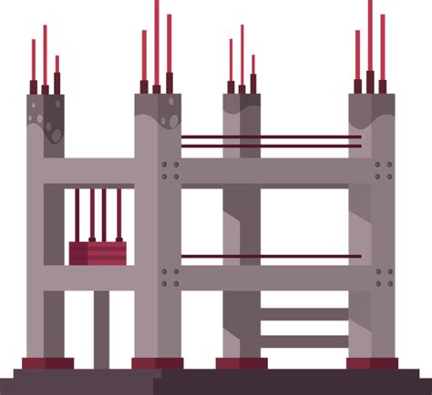 Free Building Materials Build Flat Set With Vector 300649