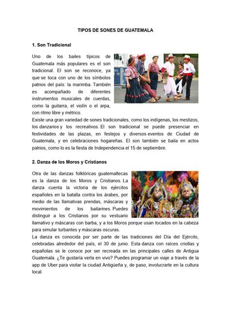 Tipos De Sones De Guatemala Descargar Gratis Pdf Bailes