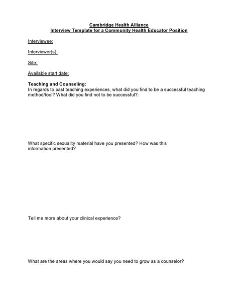 40 Best Interview Templates Formats And Guides