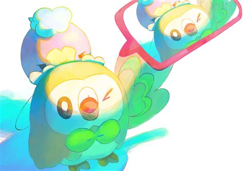 Rowlet Rotom Rotom Phone And Drifloon Pokemon Drawn By Mokukitusui