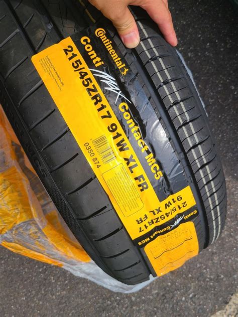 Continental ContiMaxContact MC5 215/45R17 のパーツレビュー | アルテッツァ(おたけ ONE of ...