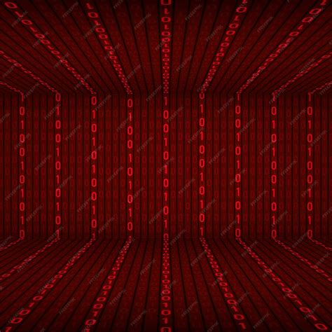 Premium Vector Background In A Matrix Style Falling Random Numbers Green Is Dominant Color