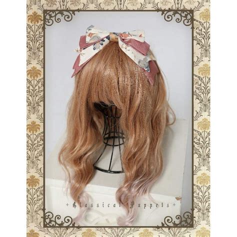 Classical Puppets Victorian Garden Head Bow By Chinese Indie Brand