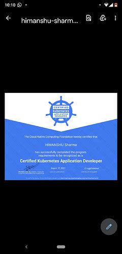 Done 😀 Thanks Mumshad Mannambeth And This Community Kubernetes