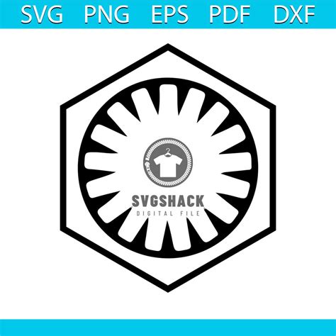 First Order Svg Free Star Wars Svg Symbol Svg Instant Dow Inspire
