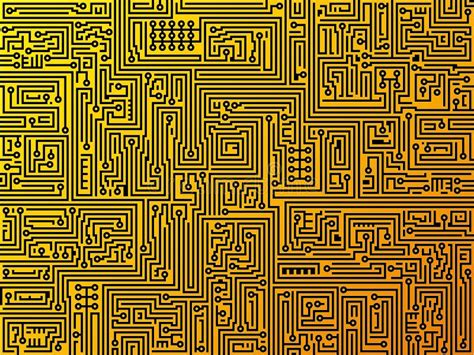 Fondo De La Tarjeta De Circuitos Vector Ilustración Del Vector