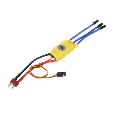 Buy Standard Bldc 30 Amp Esc Speed Controller W Connector In India