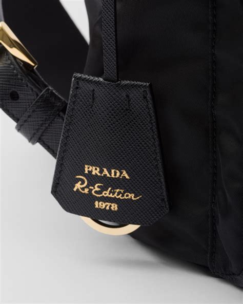 Black Prada Re Edition 1978 Small Re Nylon Backpack Prada