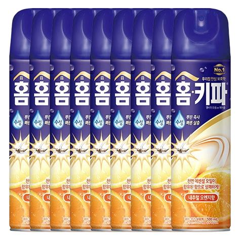홈키파 수성 알파 에어졸 내츄럴오렌지 500ml X 9개 홈플러스 택배배송