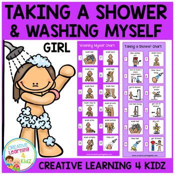 Taking A Shower Girl And Washing Myself Girl Visual Charts School