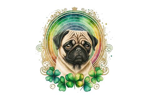 Pug St Patricks Graphic By Gornidesign · Creative Fabrica