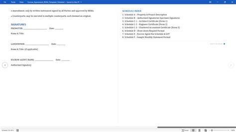 Free Escrow Agreement Template For Real Estate Capital Buildcon