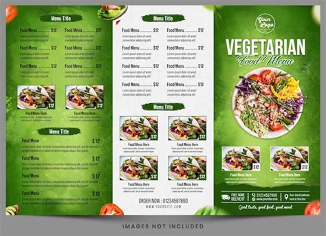 Vegetarian Menu Psd High Quality Free Psd Templates For Download
