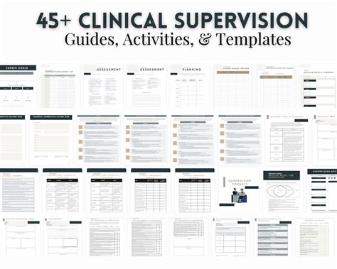 45 Clinical Supervision Guides Activities And Templates Etsy