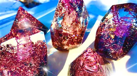 How To Make Orgonite Pyramids And Crystals With Resin Youtube