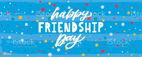 우정의 날 2022 년을 축하하기위한 텍스트와 요소가 포함 된 우정의 날 벡터 일러스트 레이 션 다문화주의에 대한 스톡 벡터 아트 및 기타 이미지 Istock