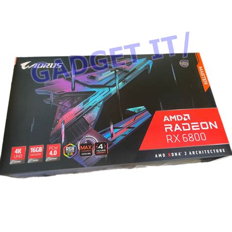 Aorus Radeon™ Rx 6800 Master 16g สินค้ามือสอง สภาพใหม่สุดๆ 98 มีประกัน