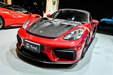 718｜保時捷718 Boxster Pdls Plus Look 大燈 台灣碳纖