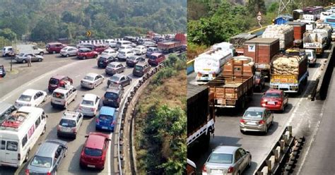Traffic Jam On Mumbai Pune Expressway Gs