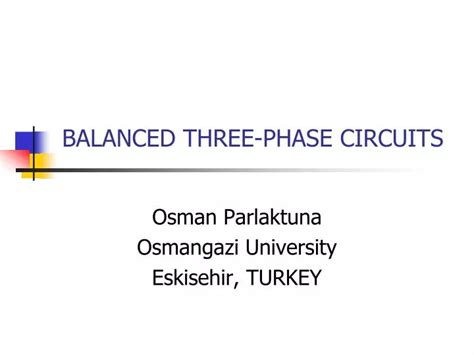 Ppt Balanced Three Phase Circuits Powerpoint Presentation Free