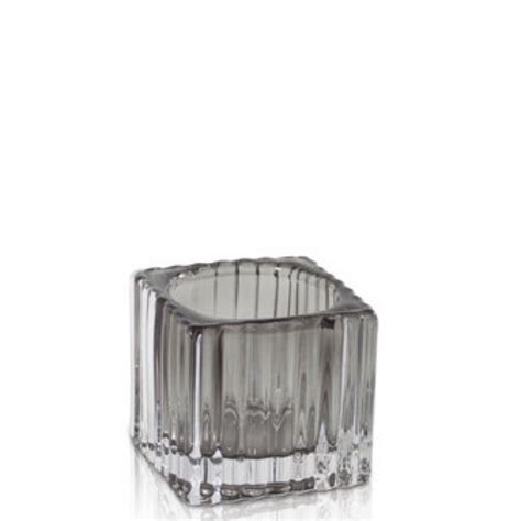 Tea Light Candle Holder Grey 400 The Essential Candle Co