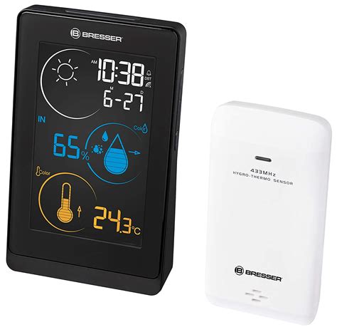 Bresser Colour Weather Station Meteo Life H Black
